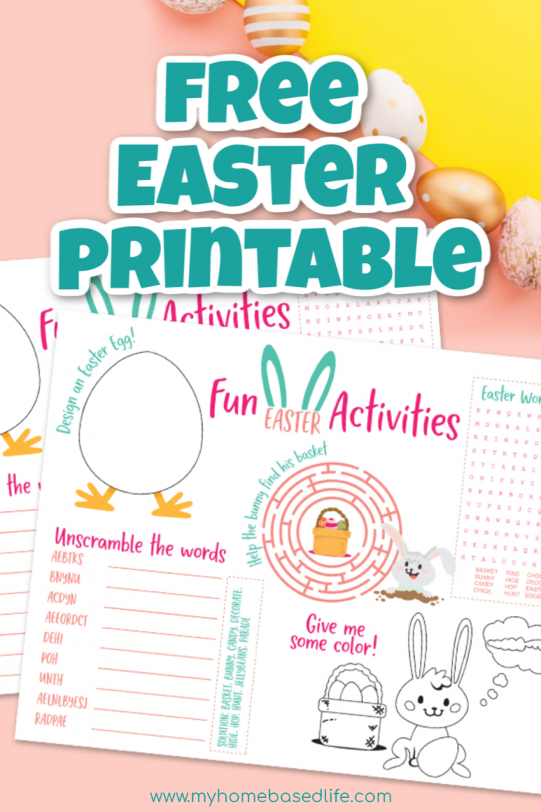 Free Printable Easter Activity Sheet